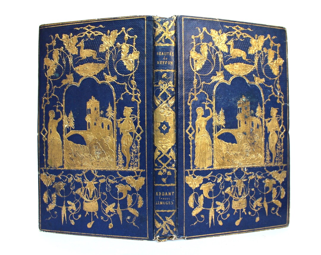 1852 Zoology Natural History the Beauties of Buffon Science Animals ...