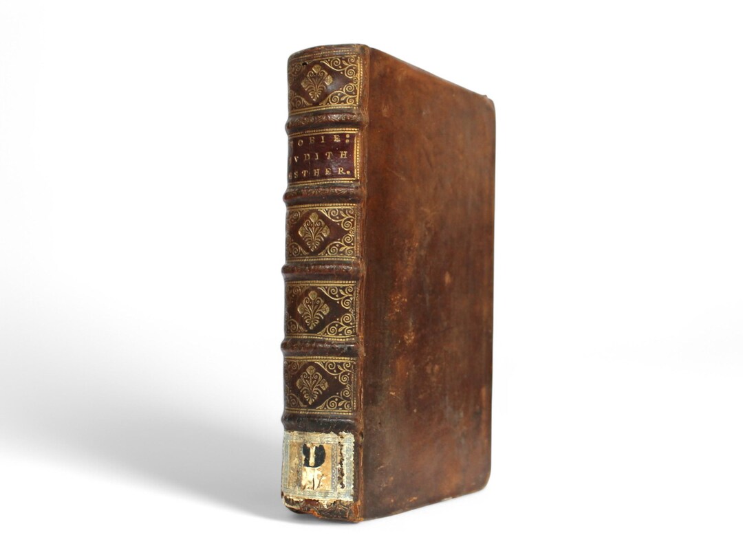 1700 Antique Holy Bible, Tobit Judith Esther, Latin French Text - Etsy