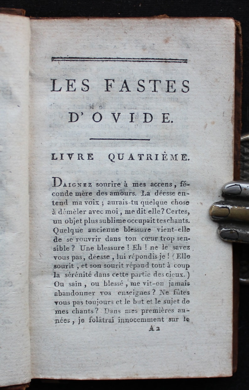1795 Ovid's Fasti Roman Calendar, Holidays & Customs Latin Literature ...