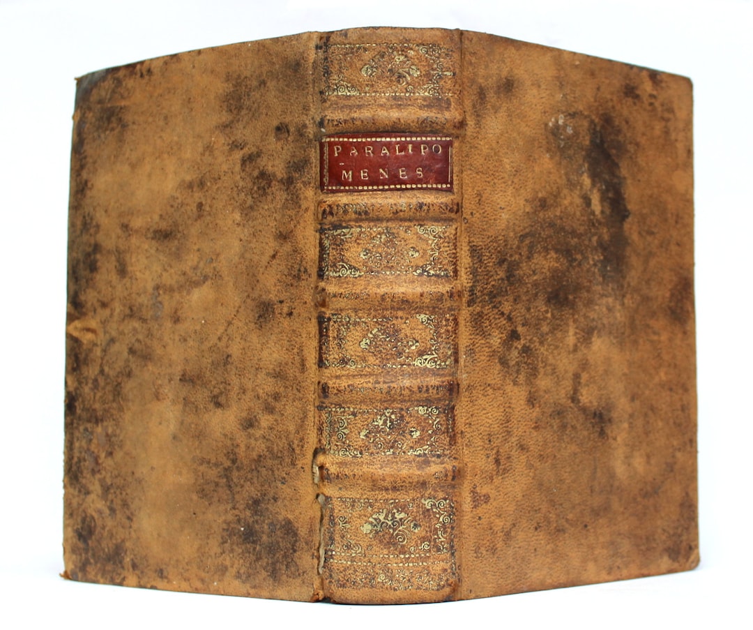 1691 Holy Bible the Books of Chronicles & Ezra Nehemiah Latin and ...