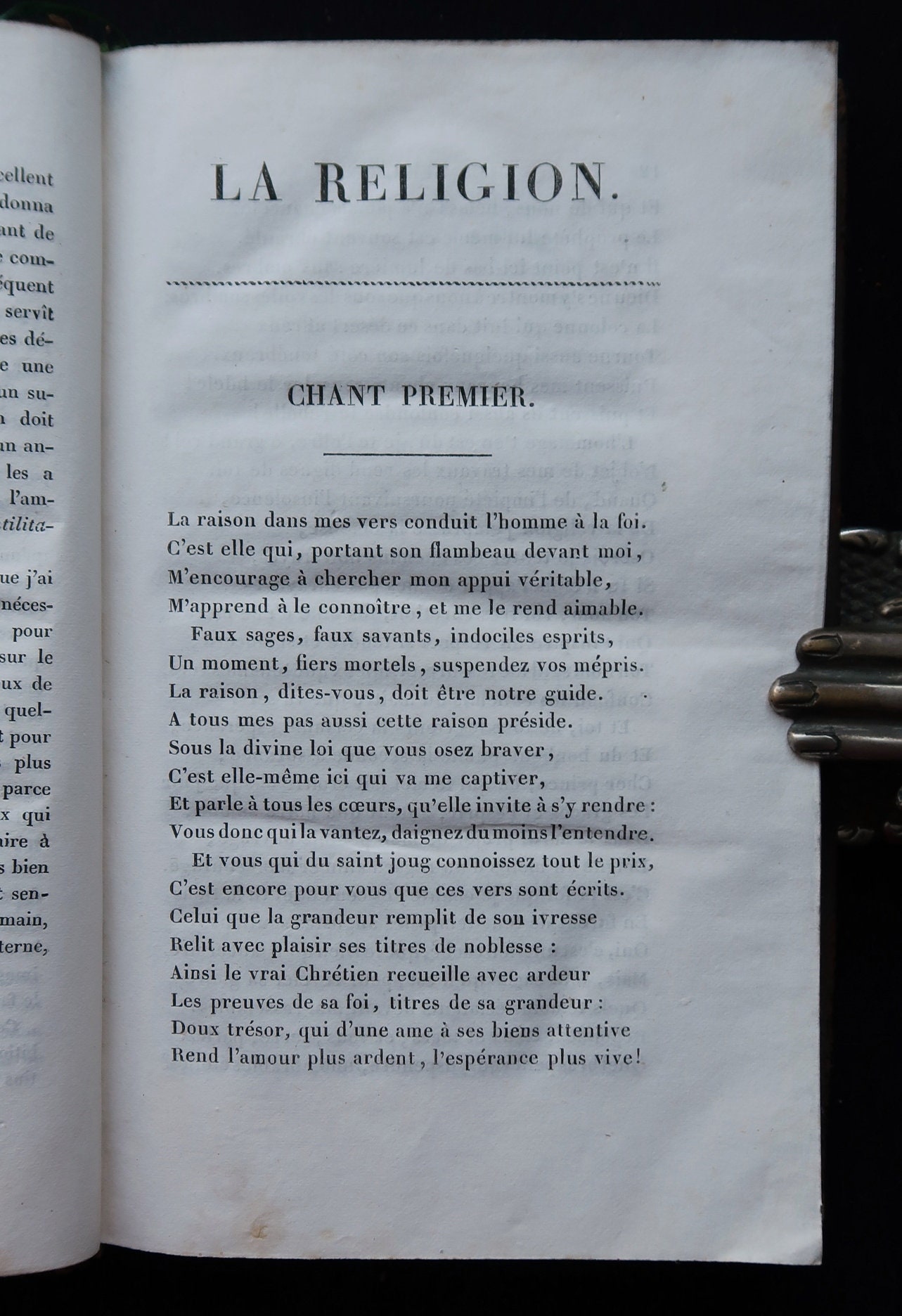 1836 the Religion Poem by Louis Racine French Poet of the Age - Etsy