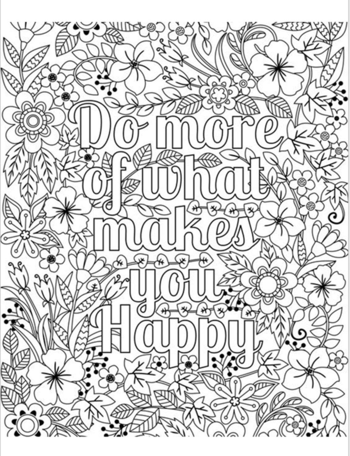 Inspirational Quotes Coloring Pages 50 Depression, Anxiety ...
