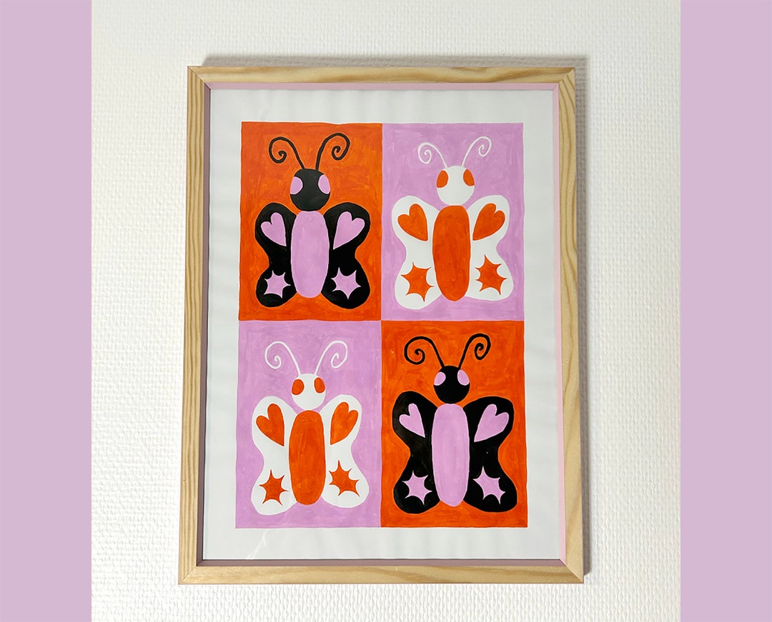 Cute Butterfly Frame - Etsy