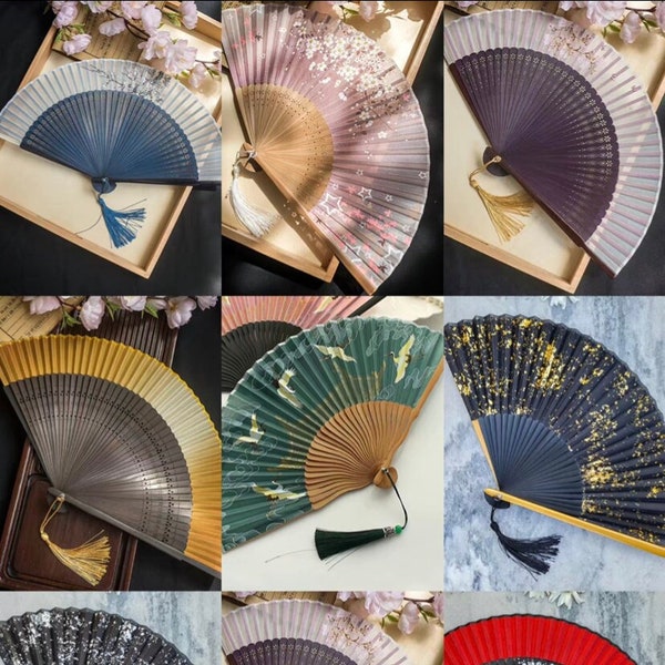 Large Japanese Fan - Etsy