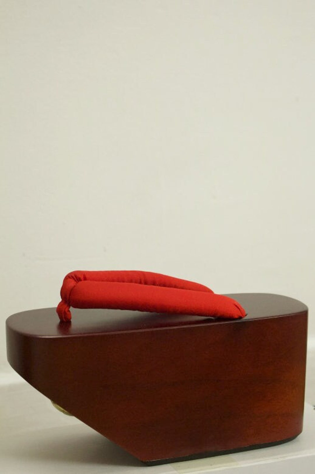 Women Geta, Red Geisha Geta Sandals, Kimono Sandal, Japanese Sandals ...