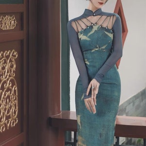 Modern Qipao, Fashionable Qipao ,reformed Qipao, Traditional Chinese ...