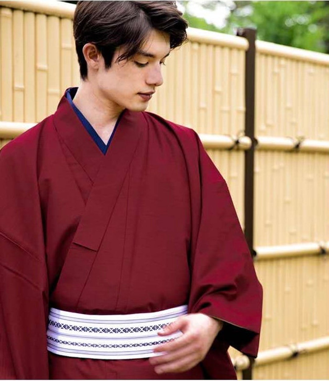 Men's Japanese Traditional Kimono Set With Men Obi Men - Etsy Men's Japanese Traditional Kimono Set With Men Obi Men - Etsy
