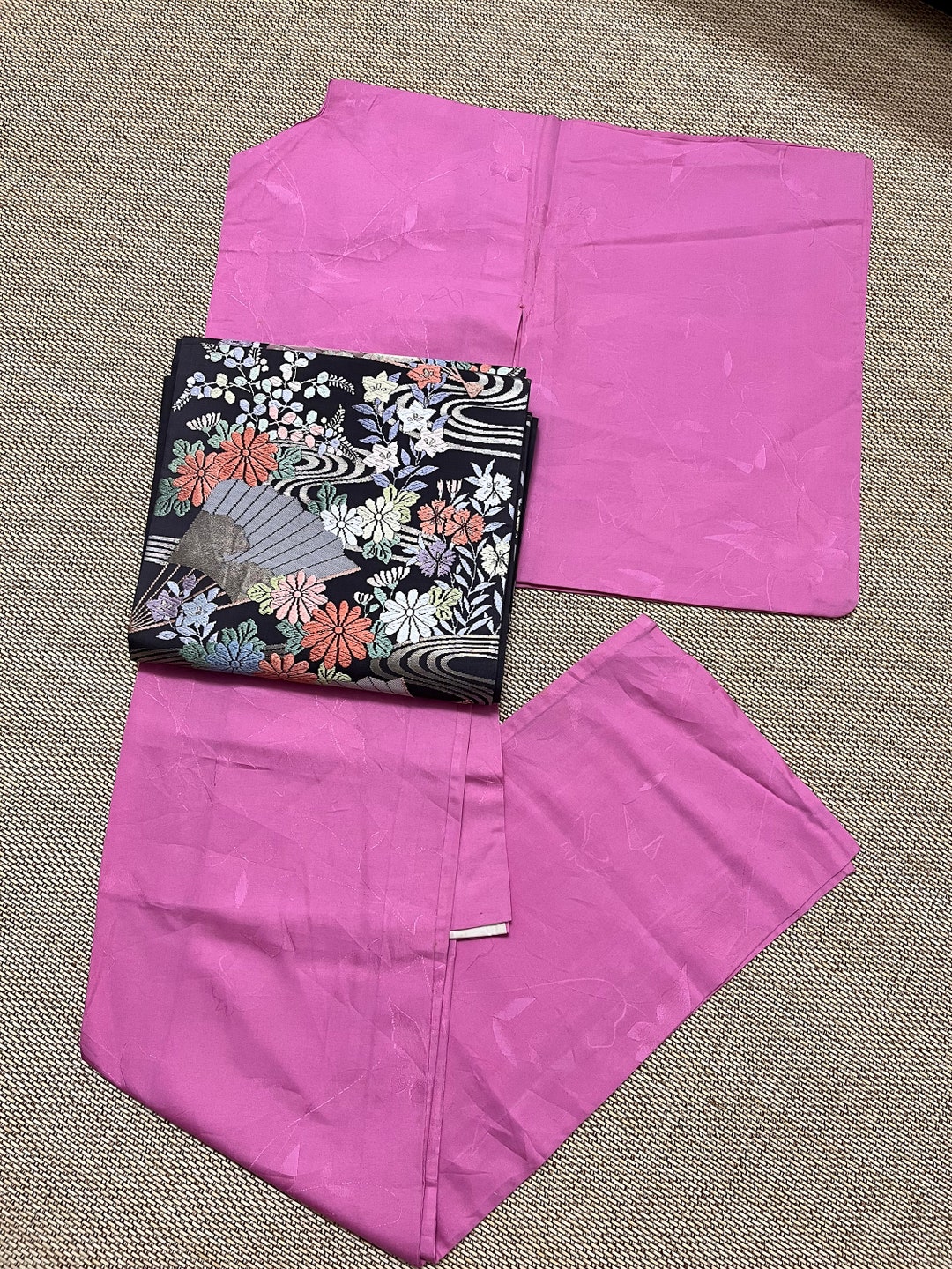 Barbie Pink Kimono Butterfly Patterns Iromuji Kimono - Etsy