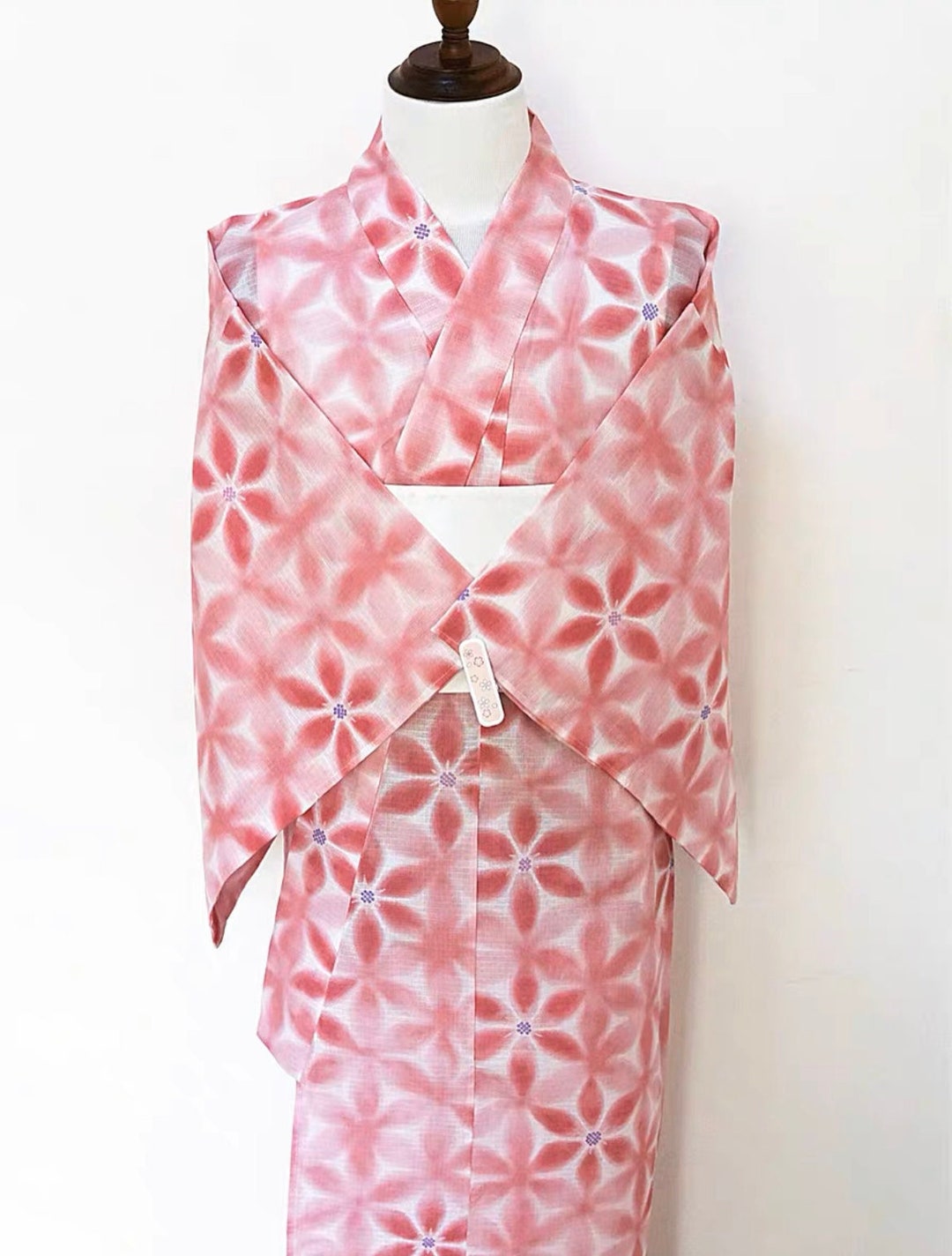 Japanese Yukata Set With Obi Belt/ Japanese Women Yukata - Etsy