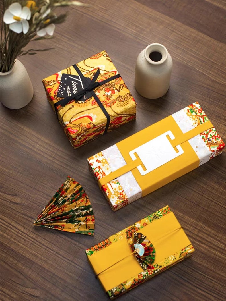 7 Styles 62x46cm Japanese Wrapping Paper/luxury Gift Wrap/gift - Etsy