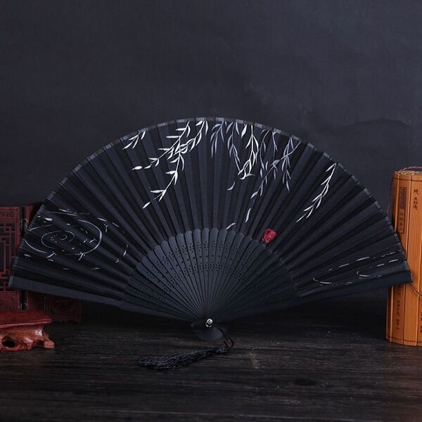Large Japanese Fan - Etsy