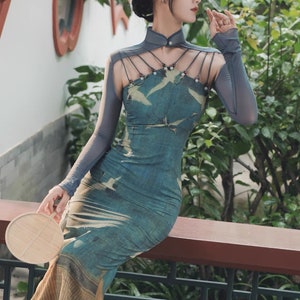 Modern Qipao, Fashionable Qipao ,reformed Qipao, Traditional Chinese ...