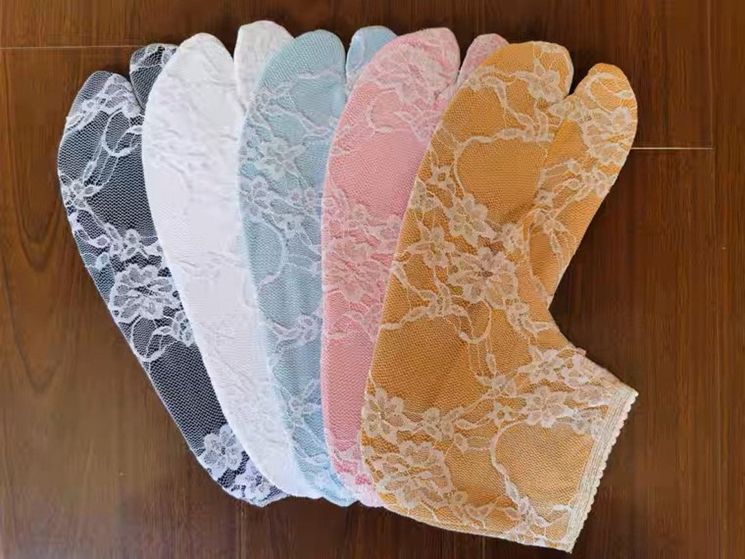 Lace Tabi Socks Kimono Socks Japanese Split-toe Socks - Etsy