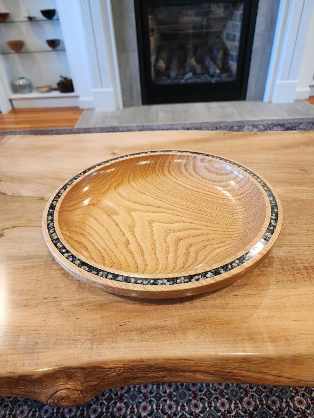Dramatic Eye-catching Oak Platter. - Etsy