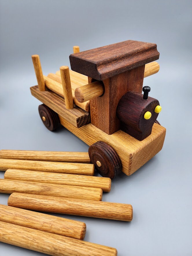 Wooden Logging Truck. - Etsy