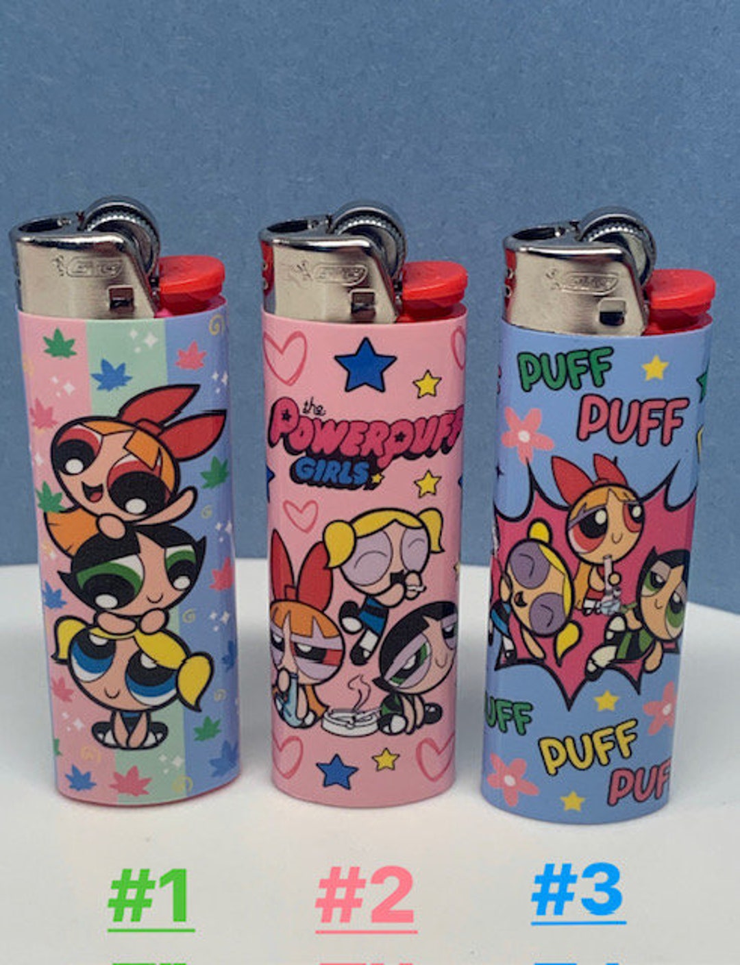 Bic Lighter Cute Lighter Puff Girls Stoner Lighter - Etsy