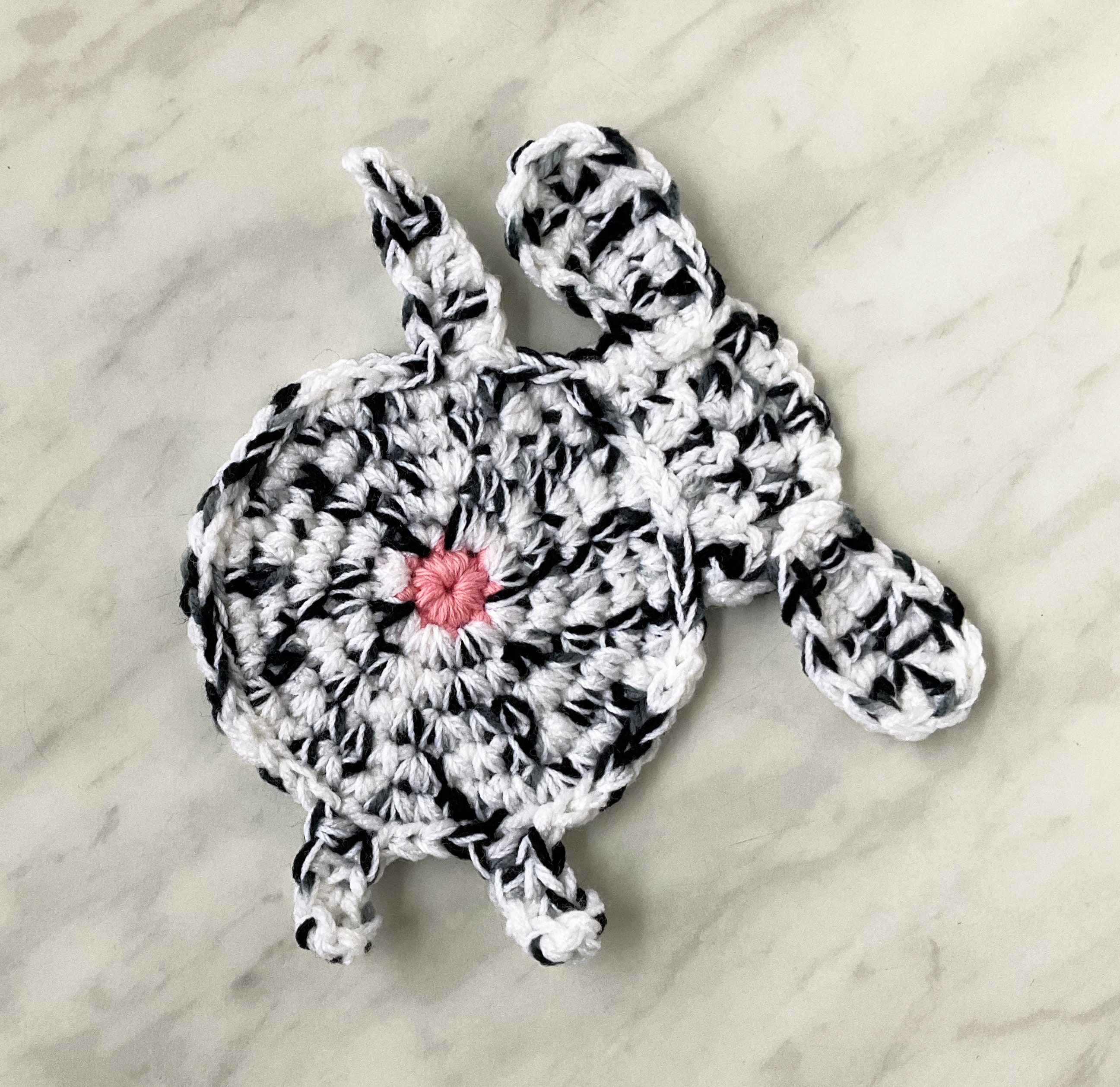 Cute Coasters Dog Crochet Coasters Mug Rug Dog Butt Coasters Dog Dad ...