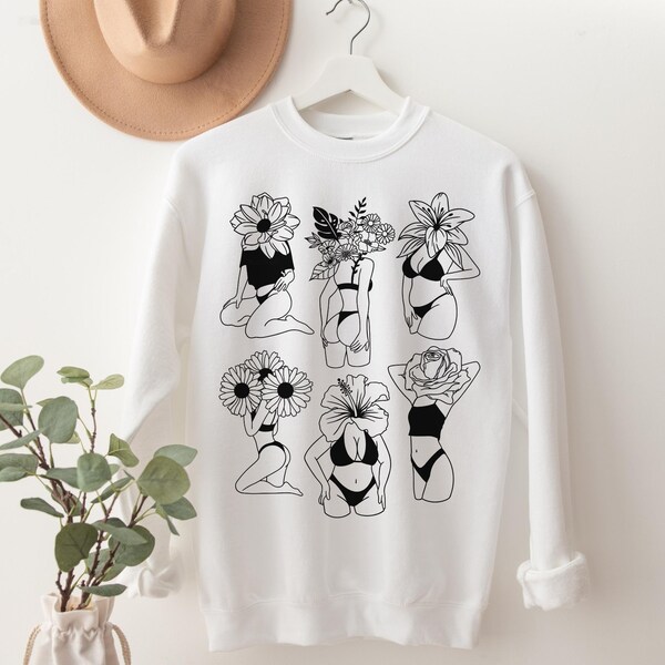 Naked Female Body in Line - Etsy UK