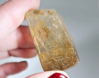 Natural Golden Rutile Freeform Energizing Crystal Centerpiece ...