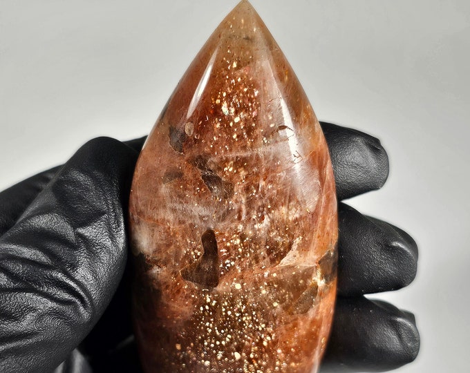Golden Sunstone Freeform/flame Arusha Sunstone - Etsy