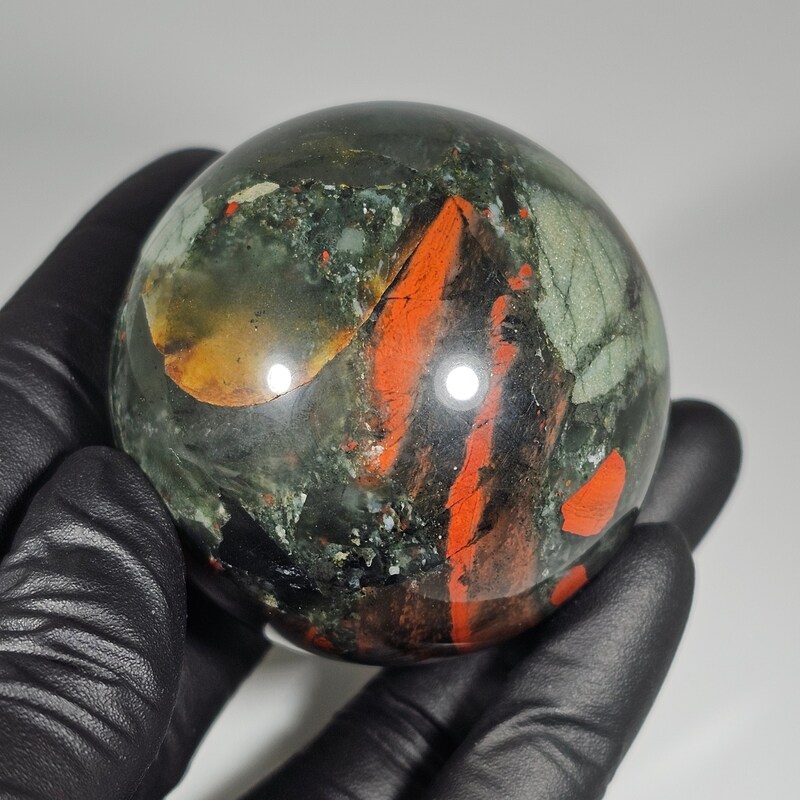 Bloodstone Sphere - Etsy