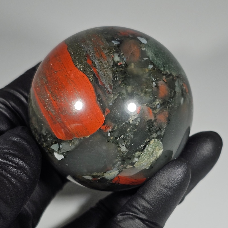 Bloodstone Sphere - Etsy