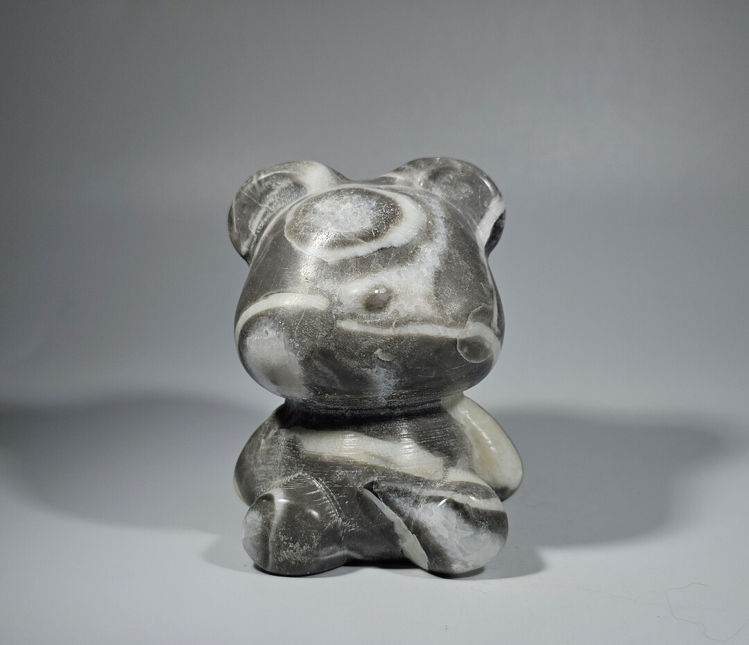 Shell Stone Jasper Teddy Bear Carving 2.5 Tall - Etsy