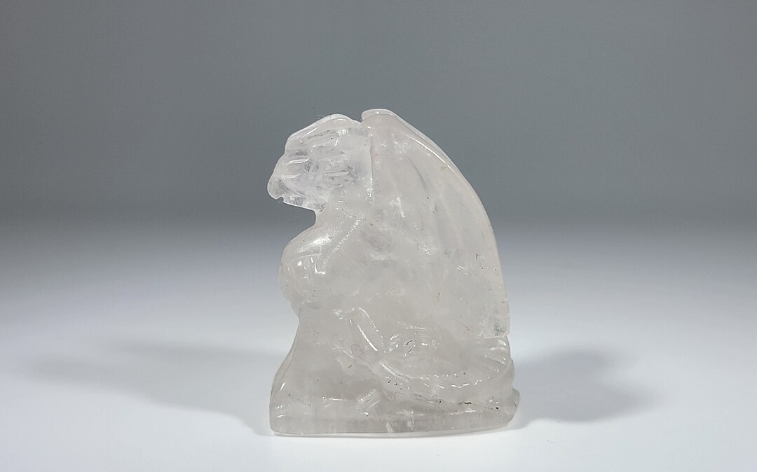 1.5" Clear Quartz Dragon Carving - Etsy