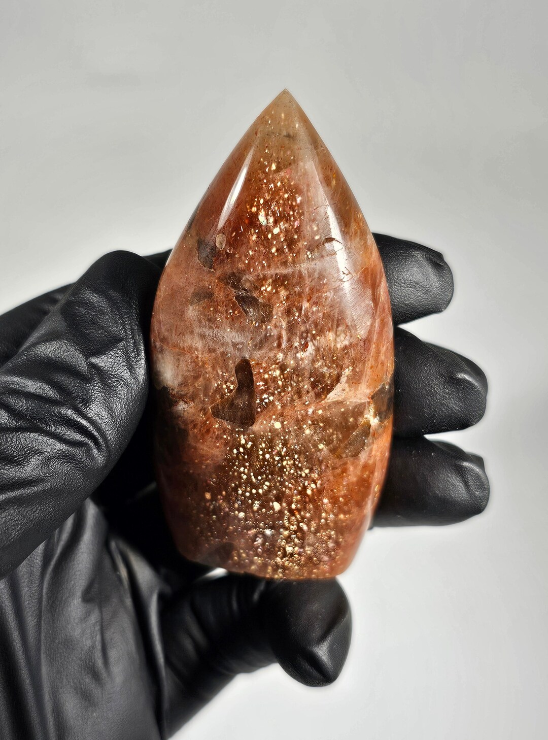 Golden Sunstone Freeform/flame Arusha Sunstone - Etsy