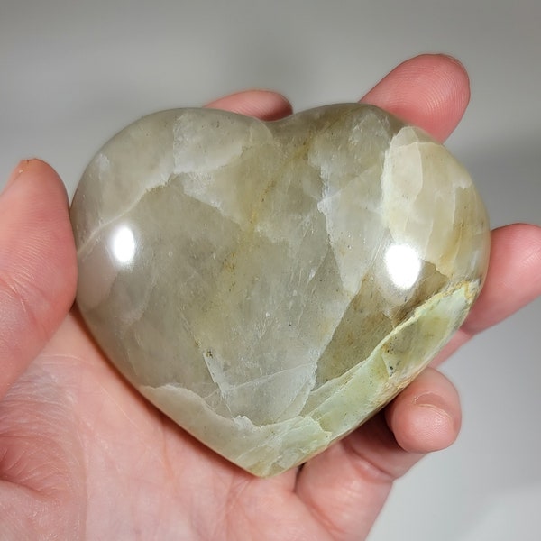 Moonstone Heart - Etsy