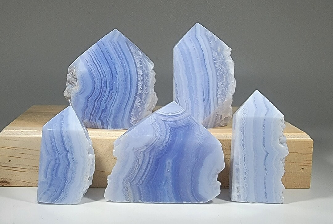You Choose Blue Lace Agate Tower 1.31.7 Tall - Etsy