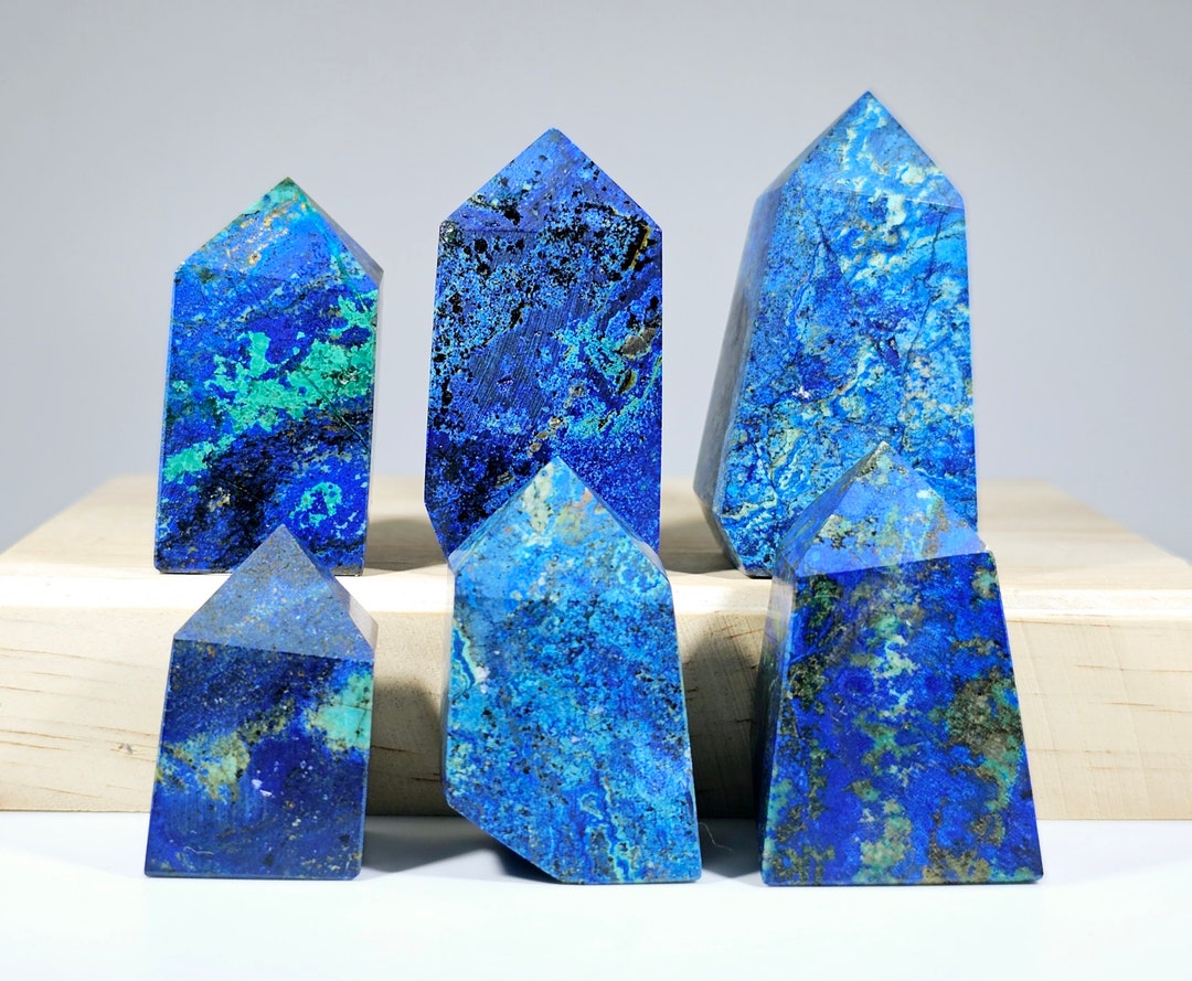 Your Choice Small Azurite Tower - Etsy