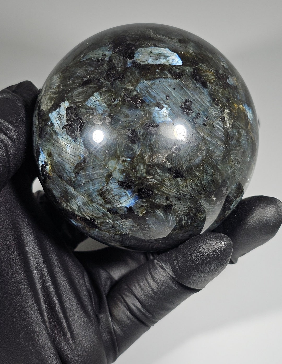59mm Larvikite Sphere - Etsy