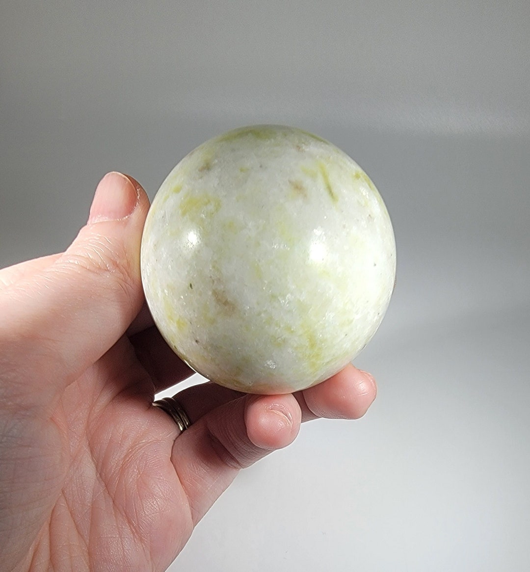 50mm Pine Jade Sphere - Etsy