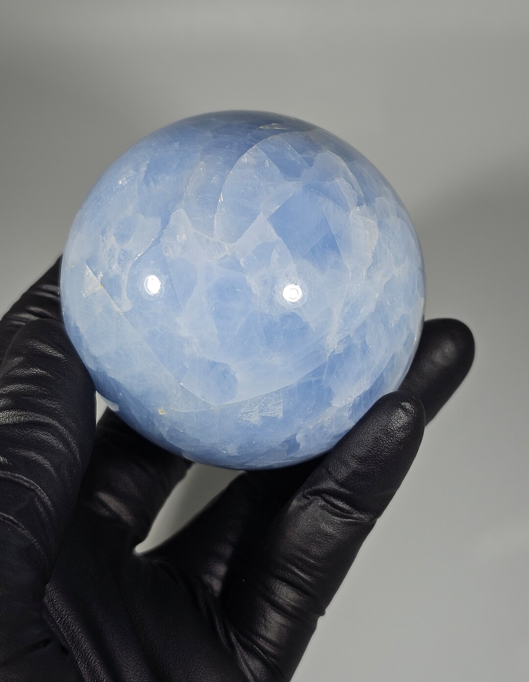 56mm Blue Calcite Sphere *imperfect - Etsy