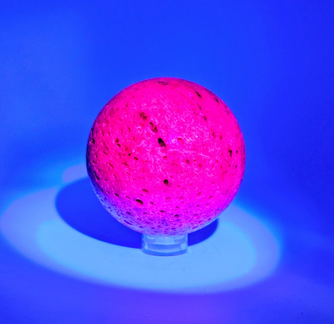 56mm Honeycomb Ruby Sphere UV Reactive - Etsy
