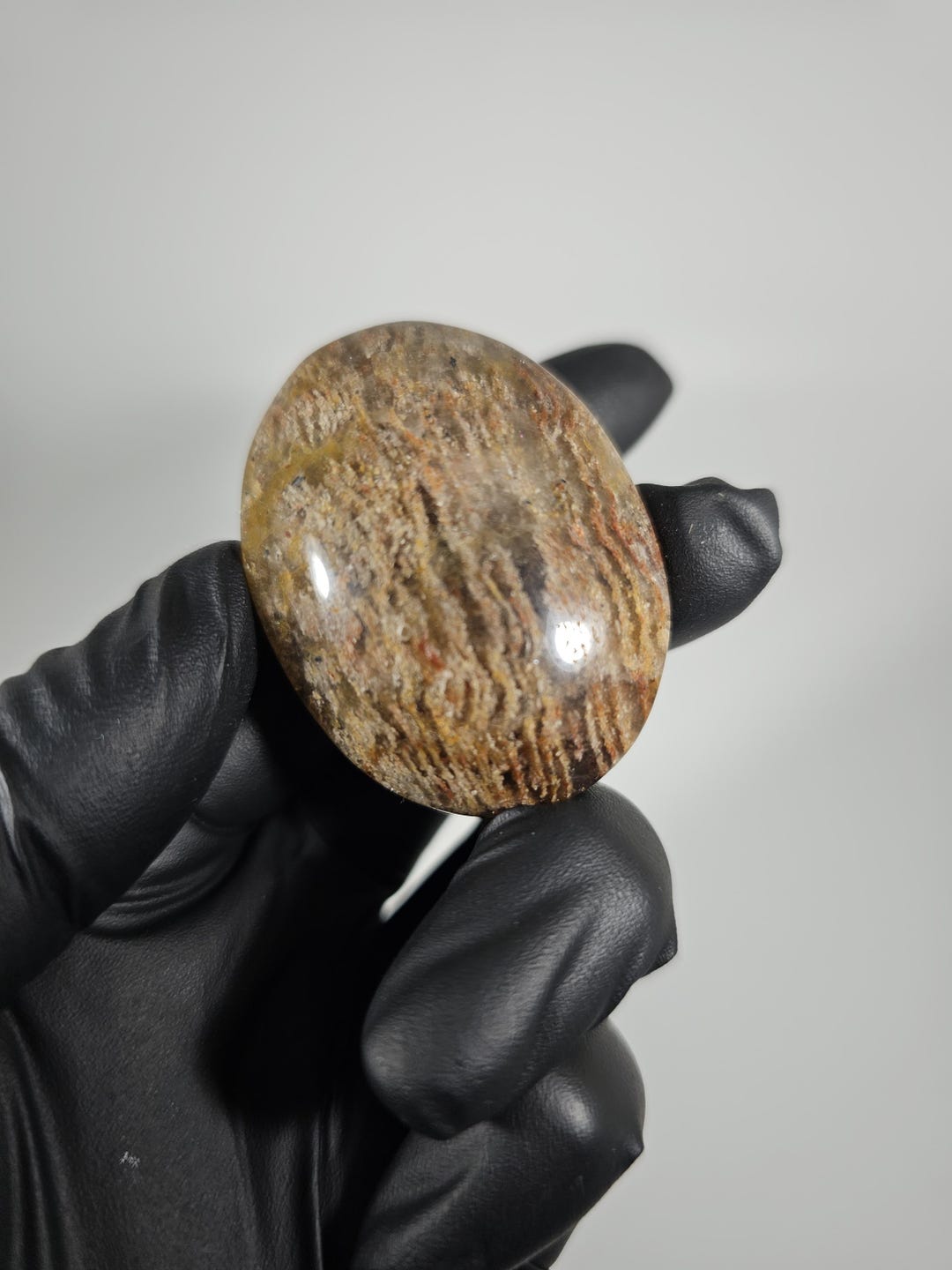Thousand Layer Garden Quartz Palm Stone - Etsy