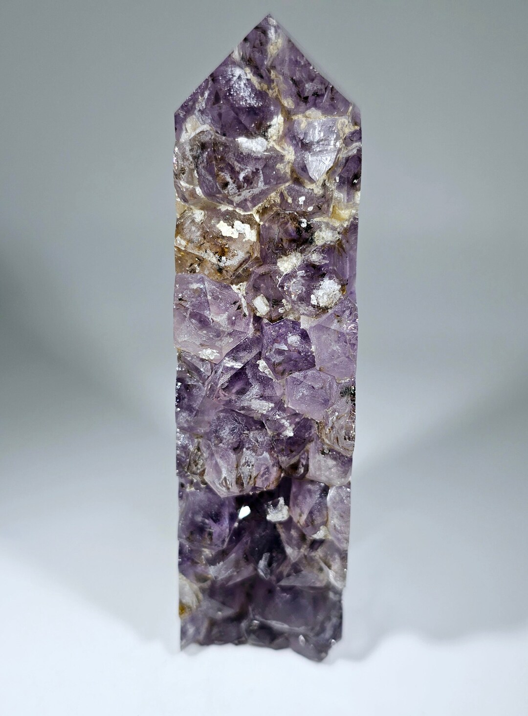 4.5 Amethyst Cluster Tower - Etsy
