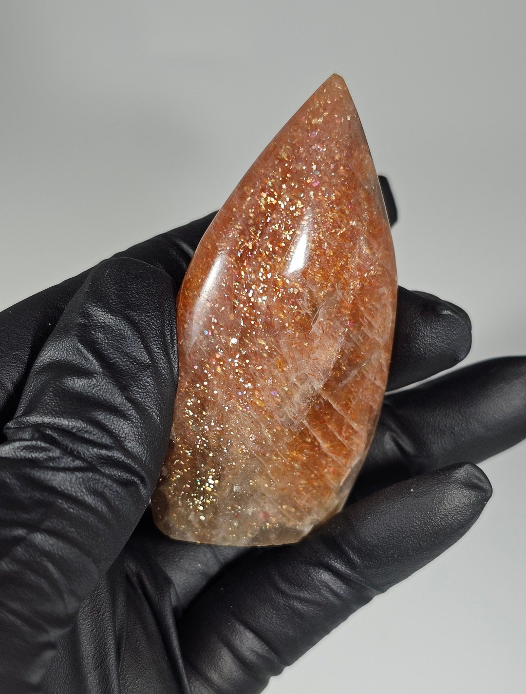 Golden Sunstone Freeform/flame Arusha Sunstone - Etsy