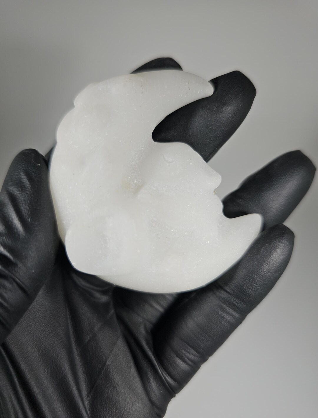 White Jade Rabbit on Moon Carving Bunny - Etsy