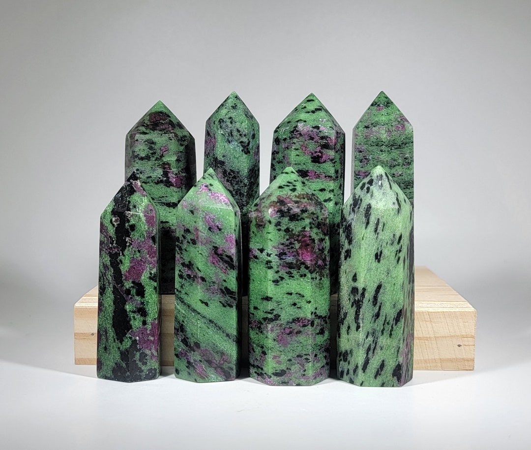 Your Choice Ruby in Zoisite Tower - Etsy