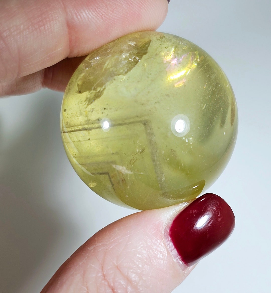 33mm Citrine Sphere - Etsy