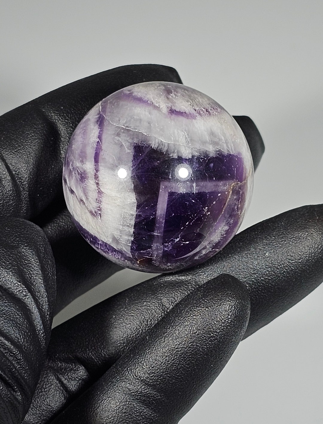 28mm Dream Amethyst Sphere - Etsy