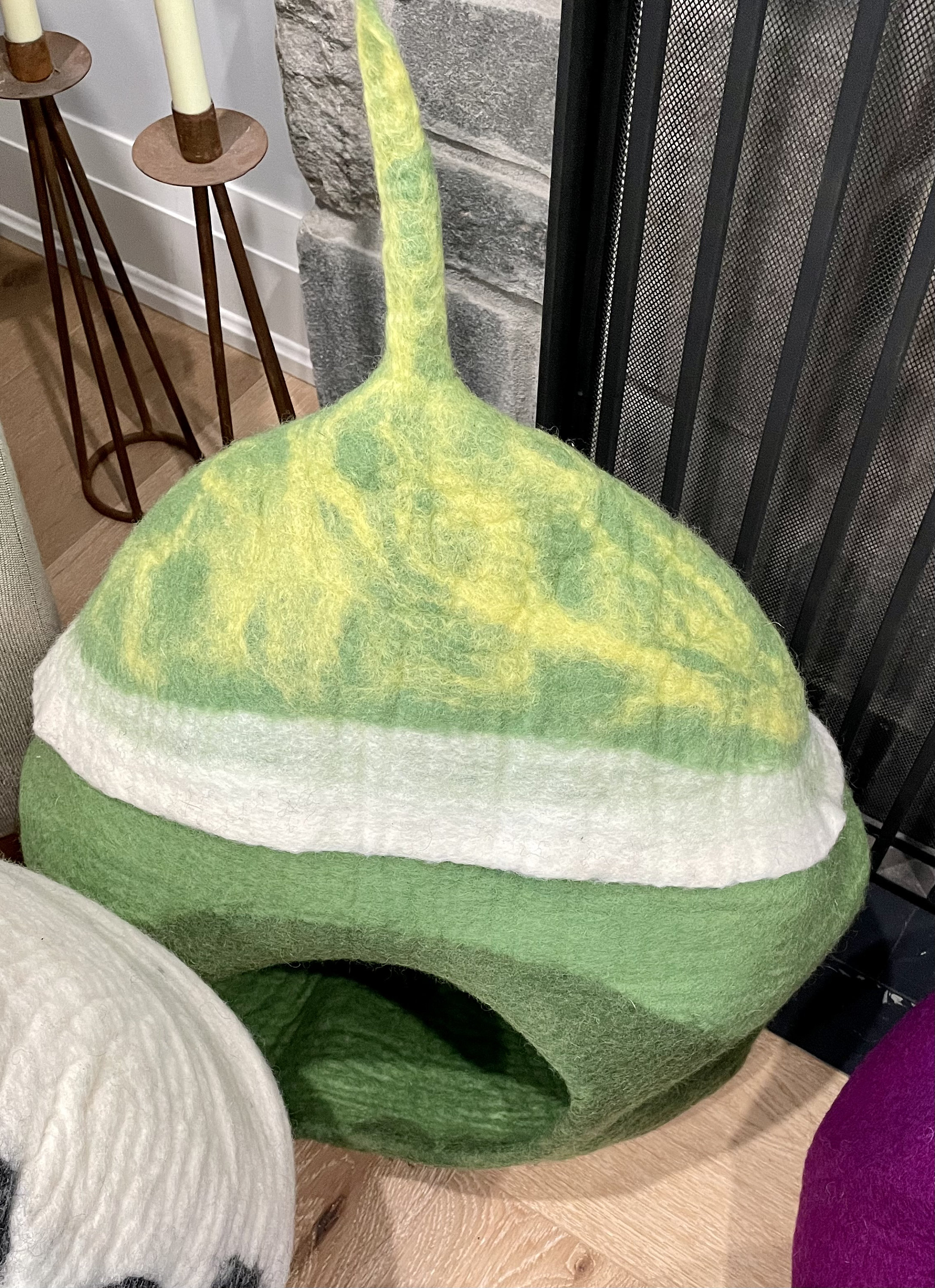 Cat Cave Made From 100% New Zealand Wool-made in Nepal - Etsy