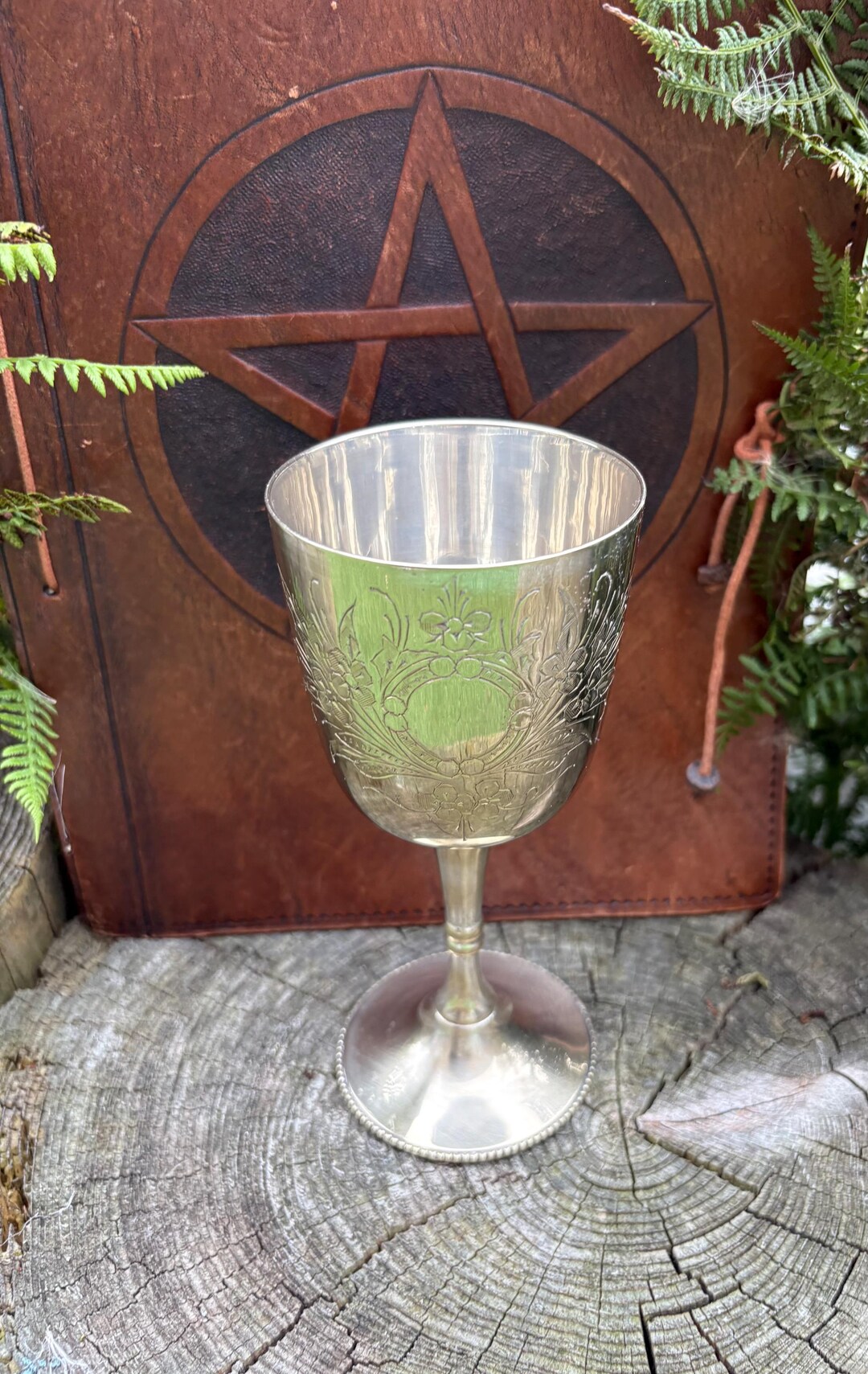 Vintage Witches Chalice / Goblet, Rituals, Spells, Witchcraft, Pagan ...