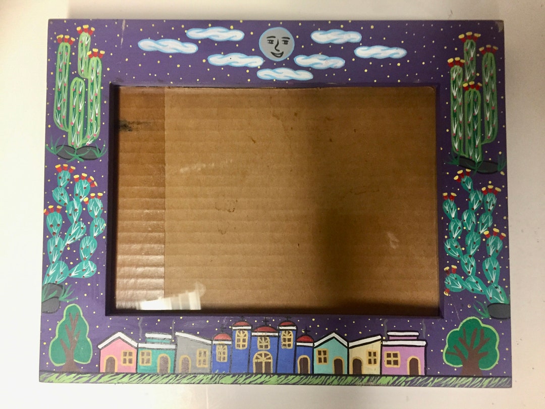Handpainted Mexican Picture Frame - Etsy