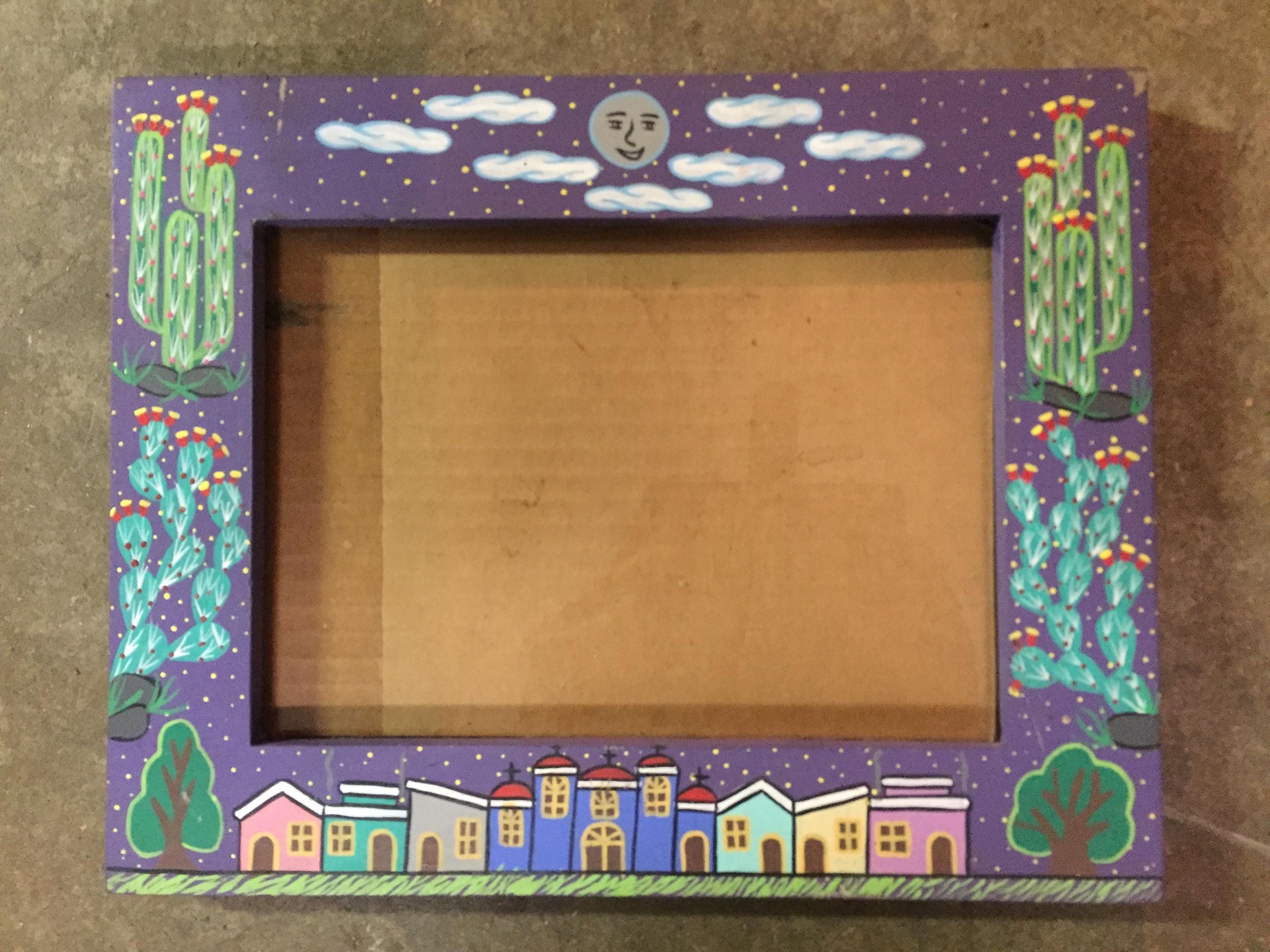 Handpainted Mexican Picture Frame - Etsy