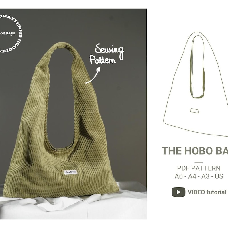 Hobo Bag Sewing Pattern - Etsy