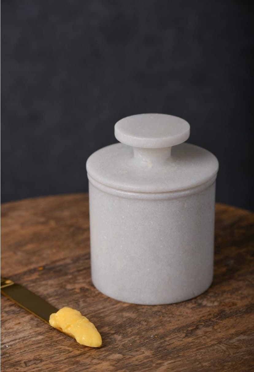 Marble Butter Keeper French Butter Crock Gift for Mom - Etsy