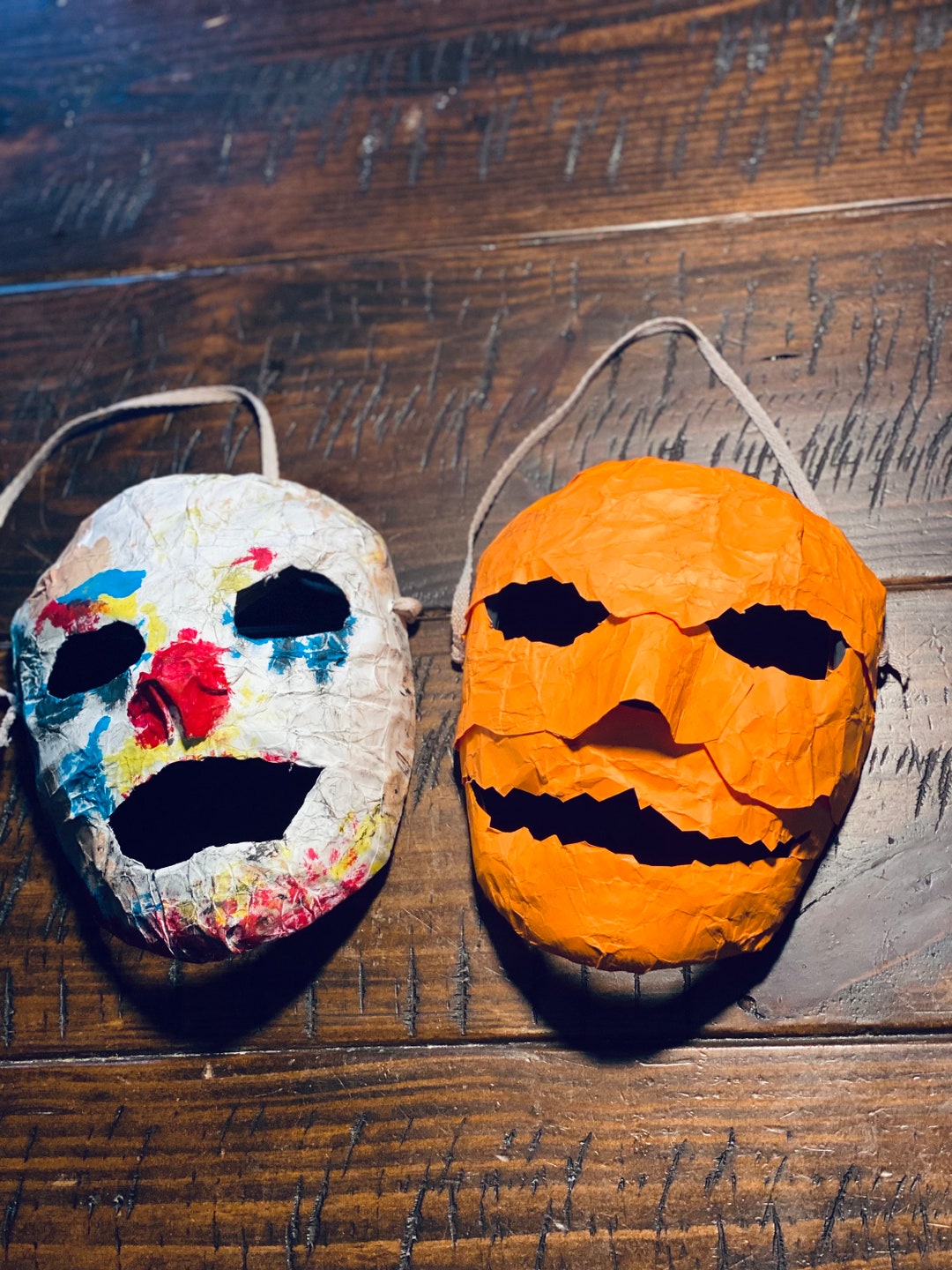 Michael Myers Rob Zombie Halloween 2007 Lot of 2 Papier-mâché Horror ...